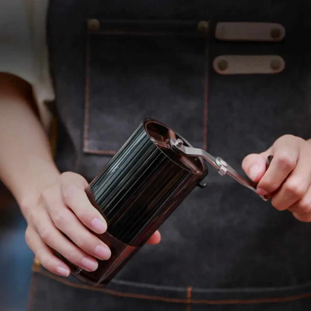 Manual Coffee Grinder with Ceramic Burr Core | Portable Hand Grinder ...