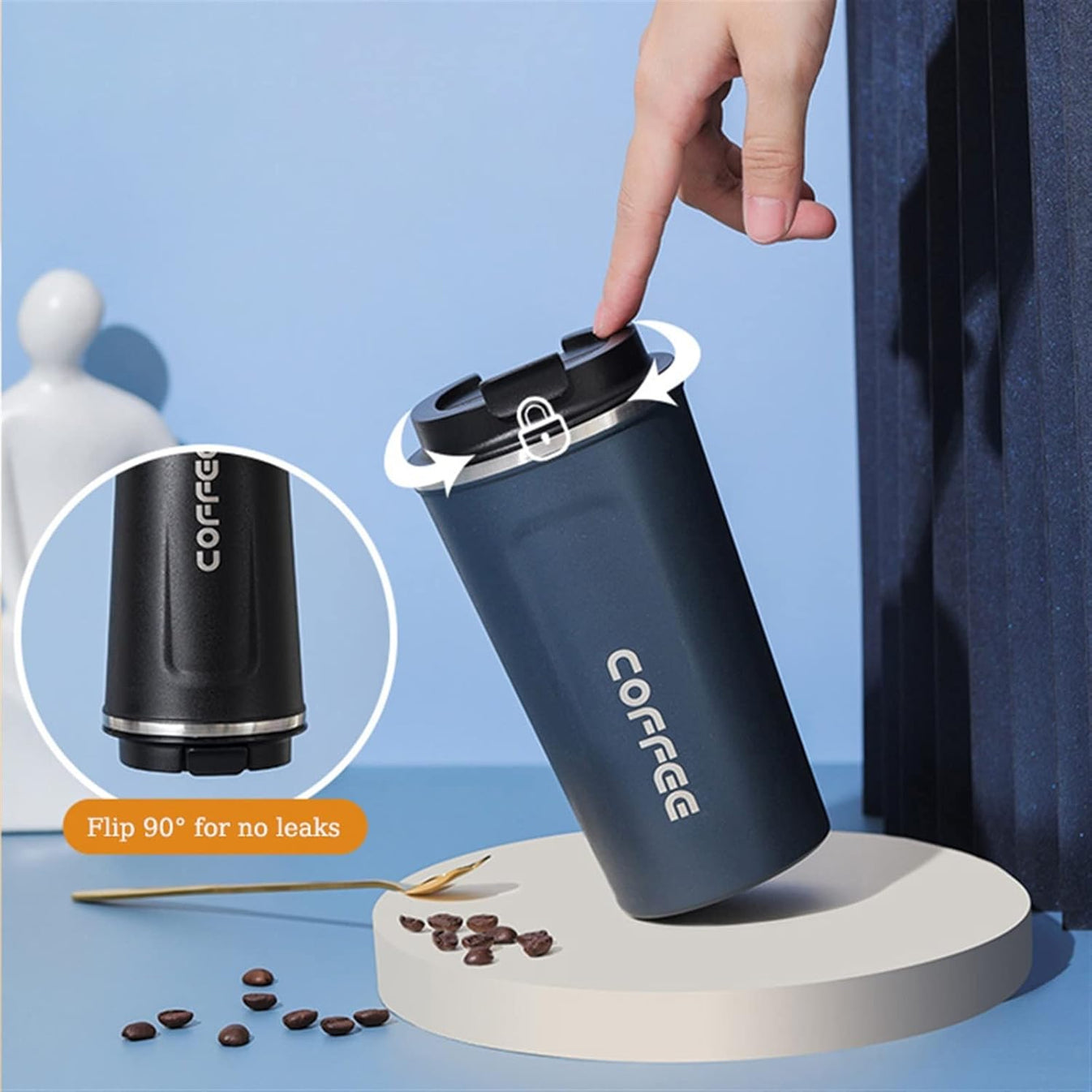 Stainless Steel Thermal and Insulated Coffee Cup (500 ML) – GOOD WISH ...